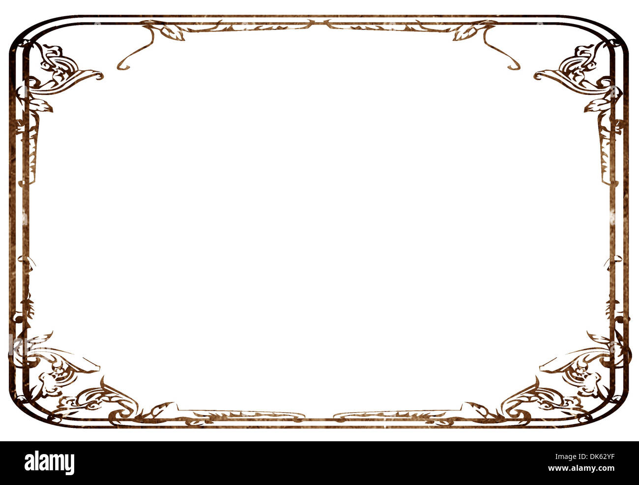 Vintage frame background design Stock Photo - Alamy