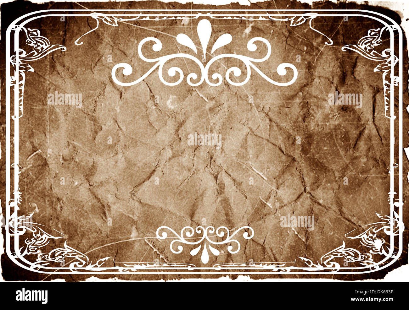 Vintage frame background design Stock Photo - Alamy
