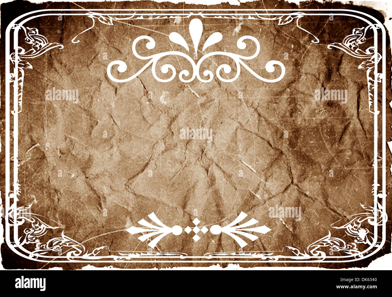 Vintage frame background design Stock Photo - Alamy