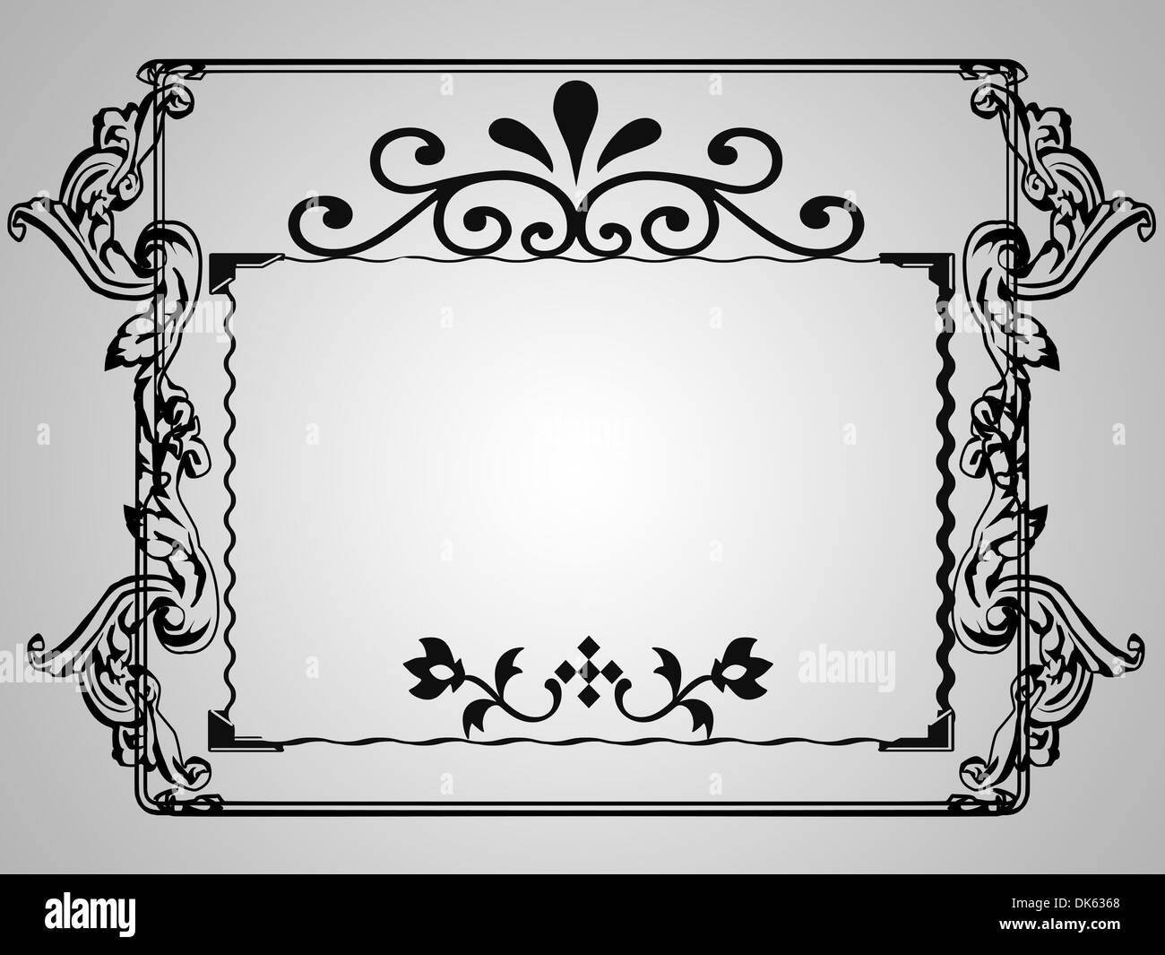Vintage frame background design Stock Photo - Alamy