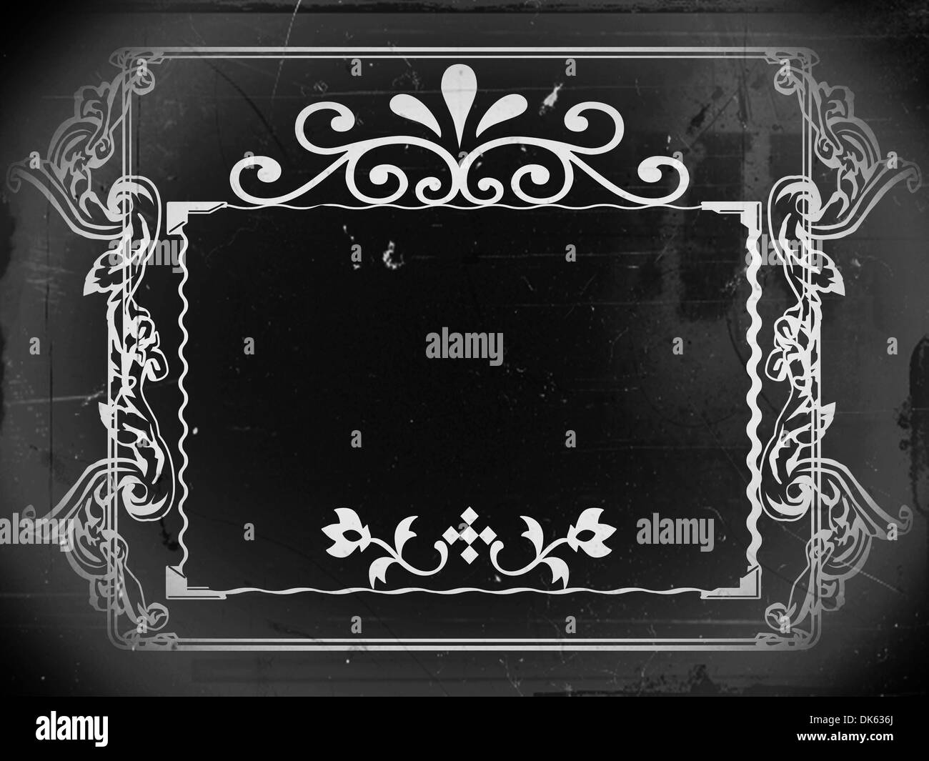 Vintage frame background design Stock Photo - Alamy