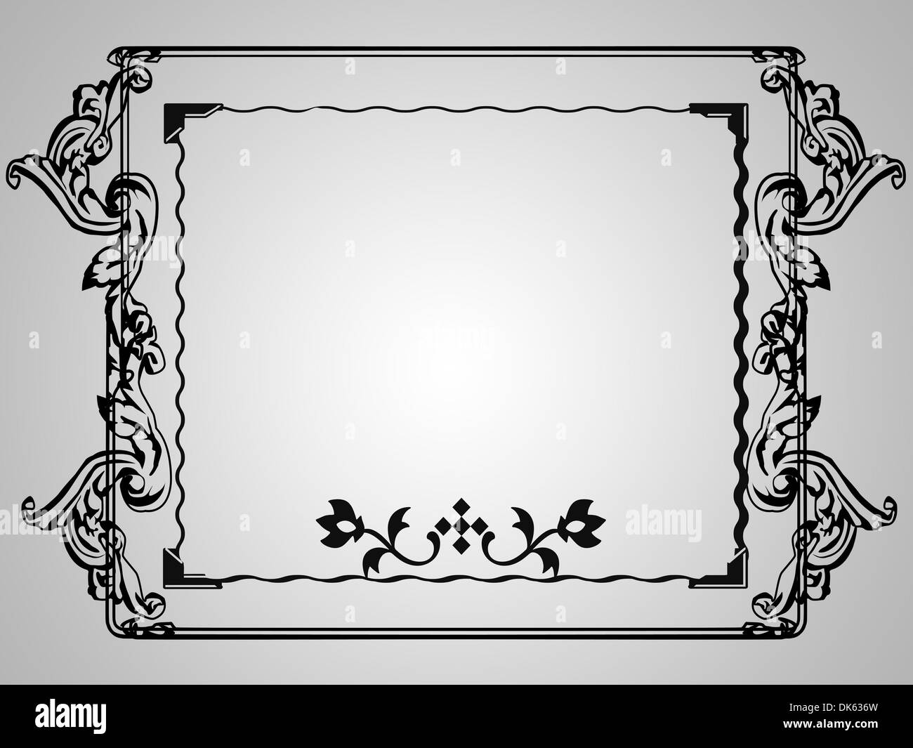 Vintage frame background design Stock Photo - Alamy