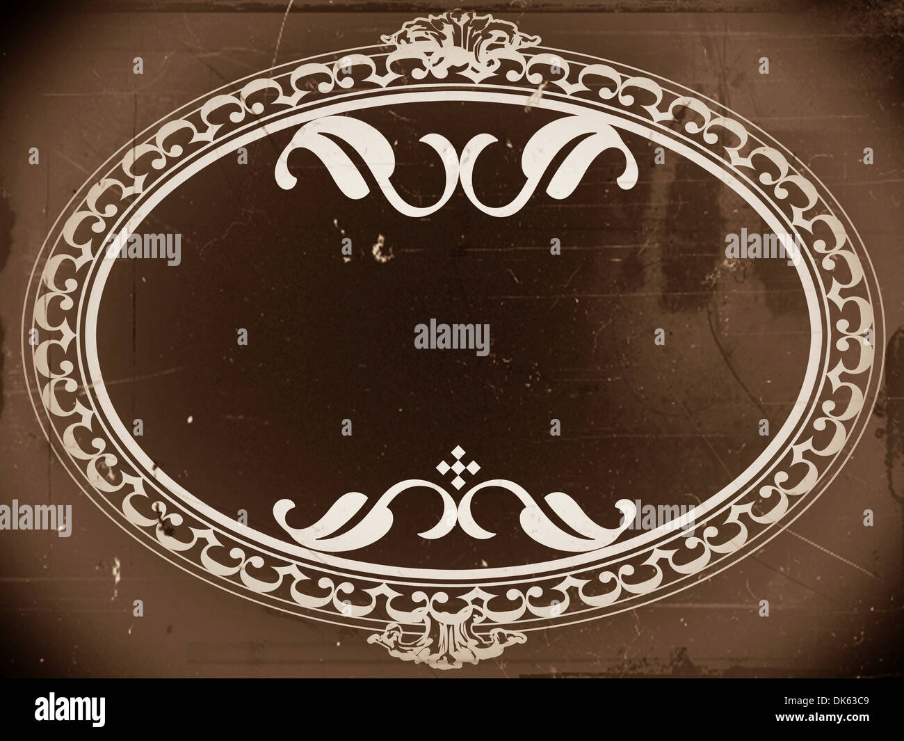 Vintage frame background design Stock Photo - Alamy