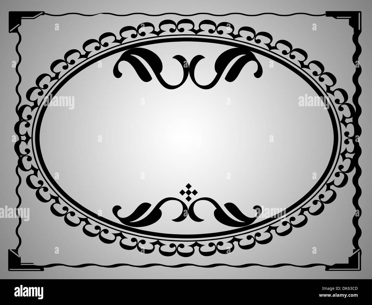 Vintage frame background design Stock Photo - Alamy