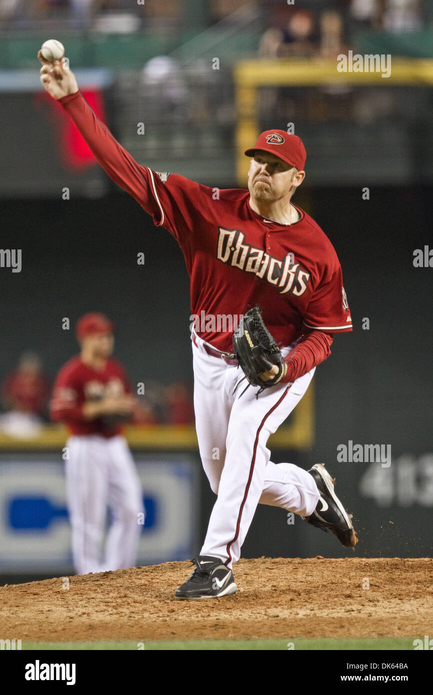 May 22, 2011 - Phoenix, Arizona, U.S - Arizona Diamondbacks' pitcher J ...