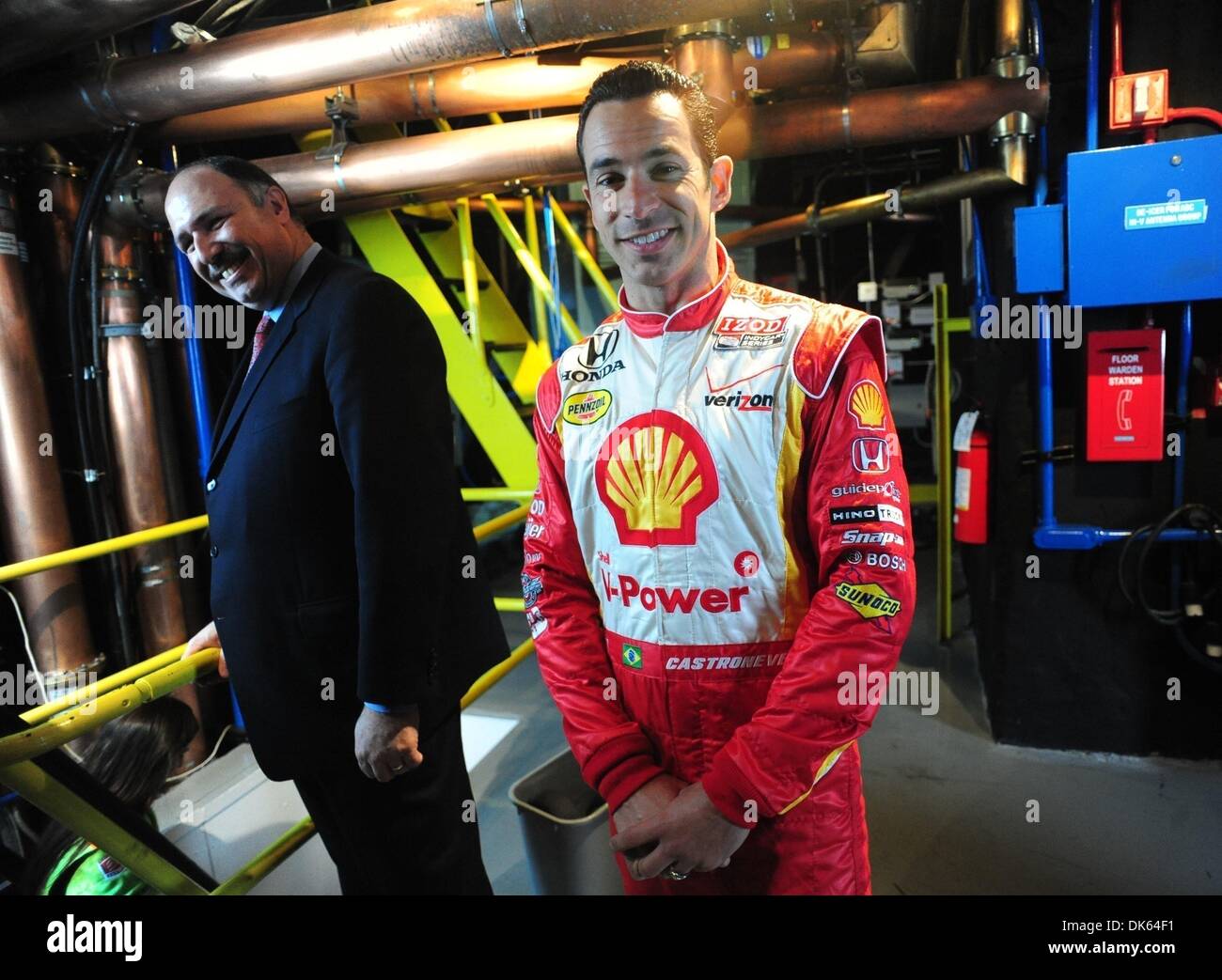 May 23, 2011 - Manhattan, New York, U.S. - IndyCar Series driver HELIO ...