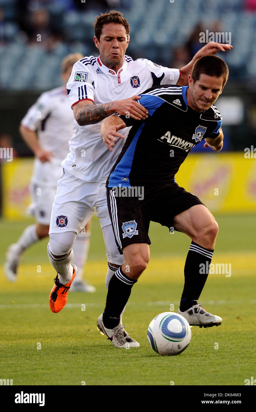 May 24, 2011 - Santa Clara, California, U.S - Fire midfielder Daniel ...