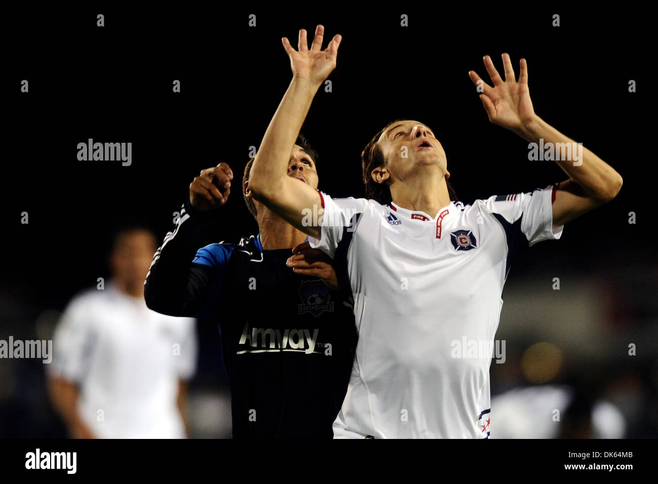 May 24, 2011 - Santa Clara, California, U.S - Earthquakes forward Chris ...