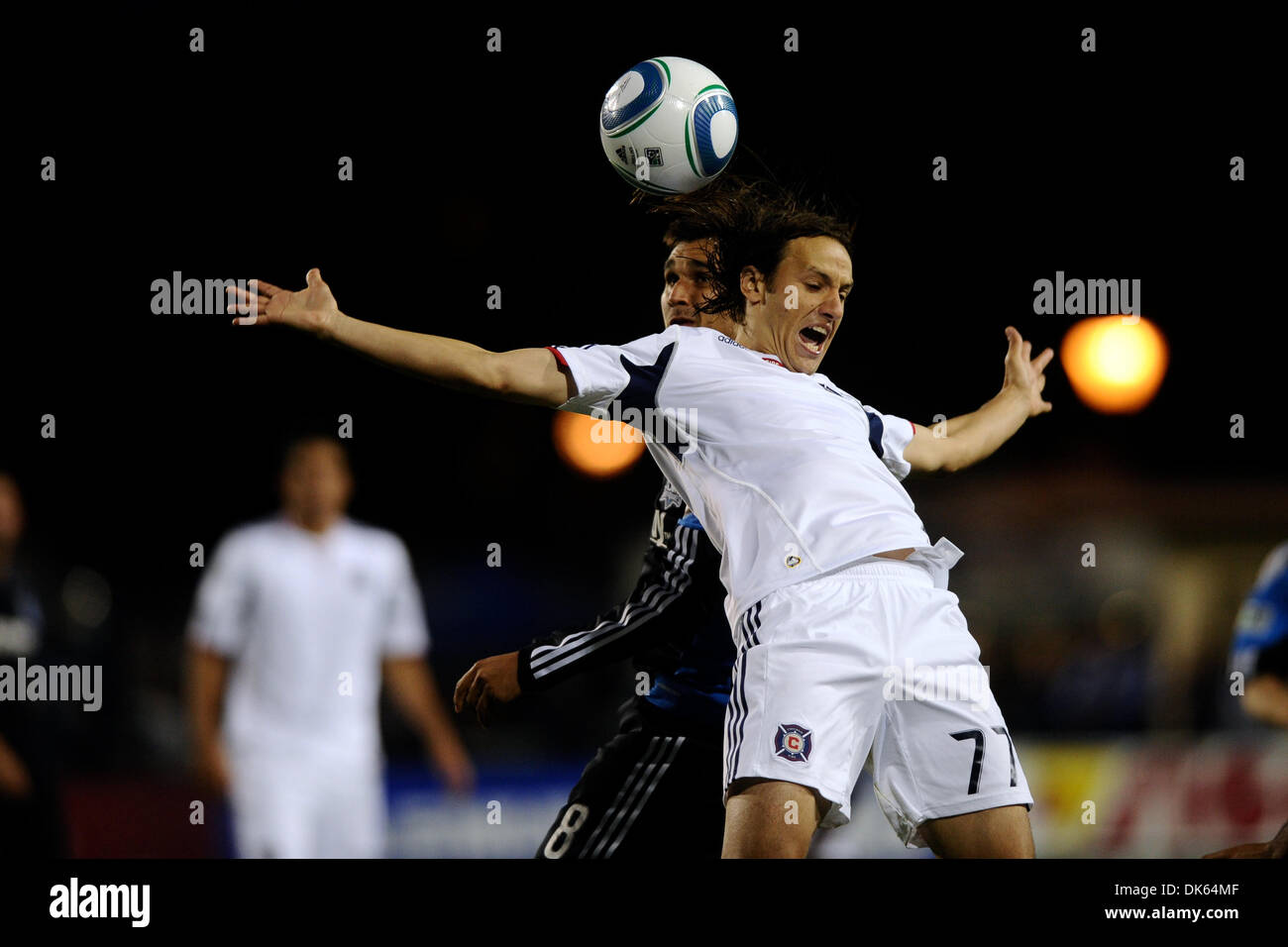 May 24, 2011 - Santa Clara, California, U.S - Earthquakes forward Chris ...