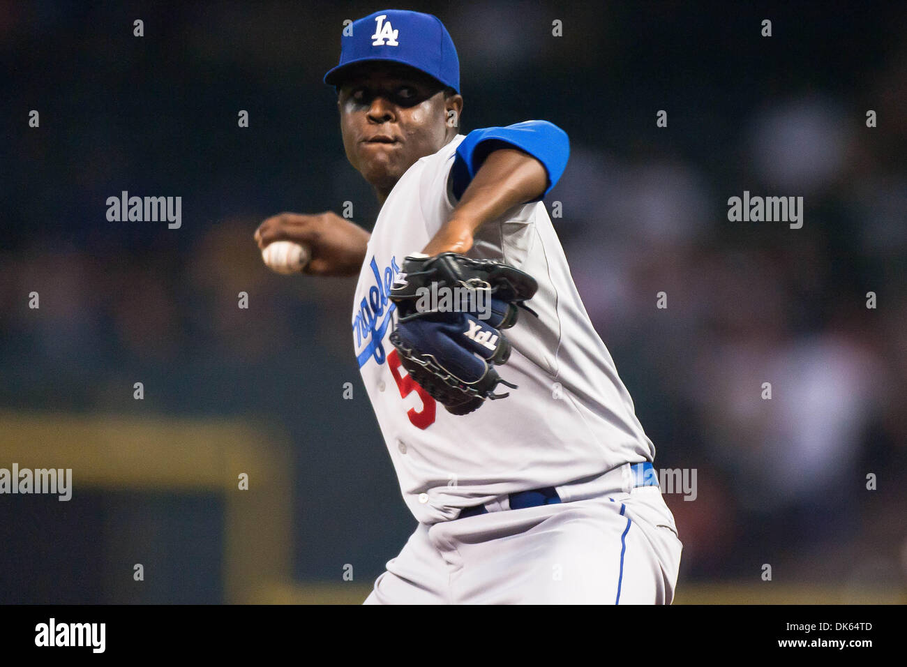 May 24, 2011 - Houston, Texas, U.S - Los Angeles Pitcher Rubby De La ...