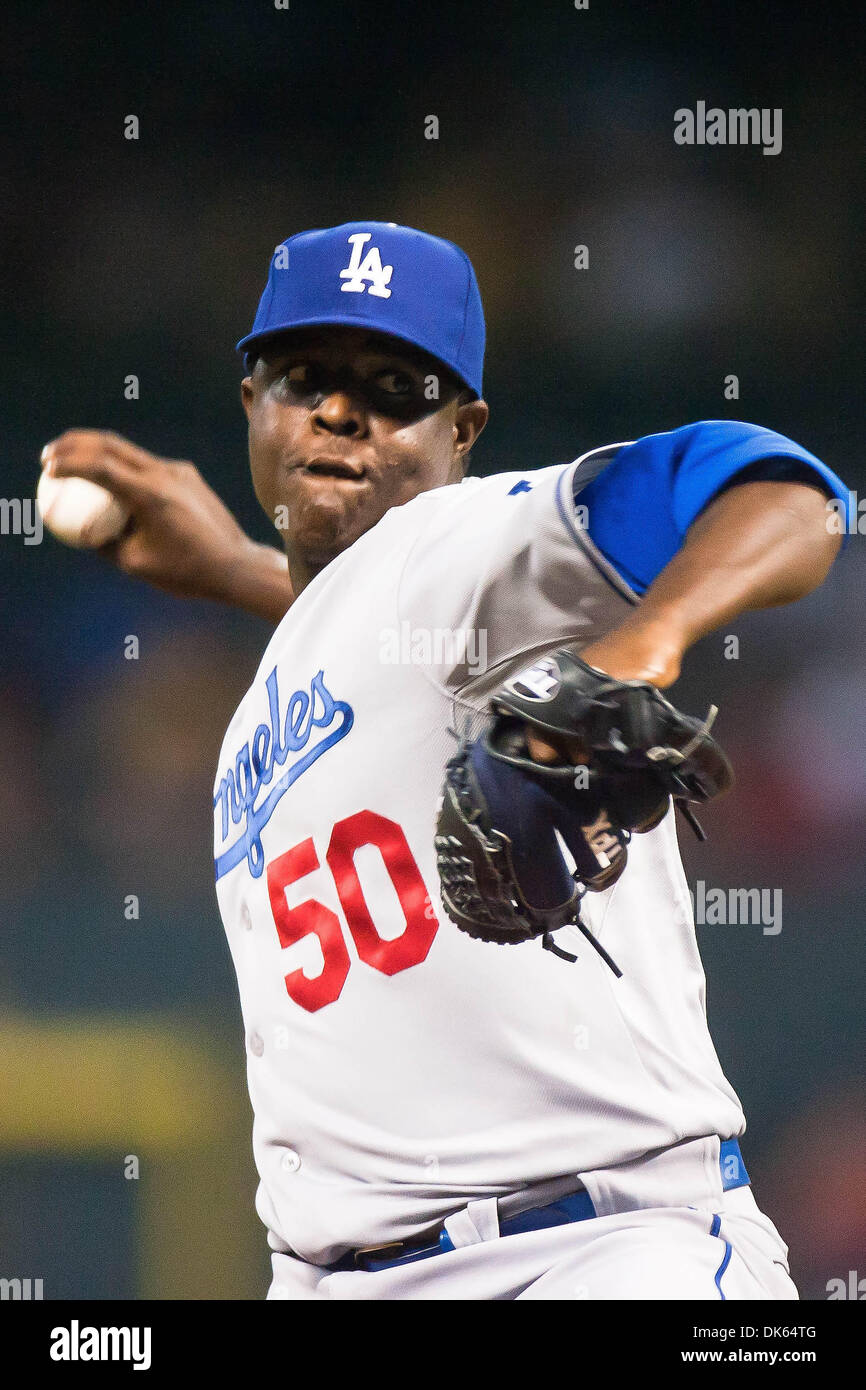May 24, 2011 - Houston, Texas, U.S - Los Angeles Pitcher Rubby De La ...