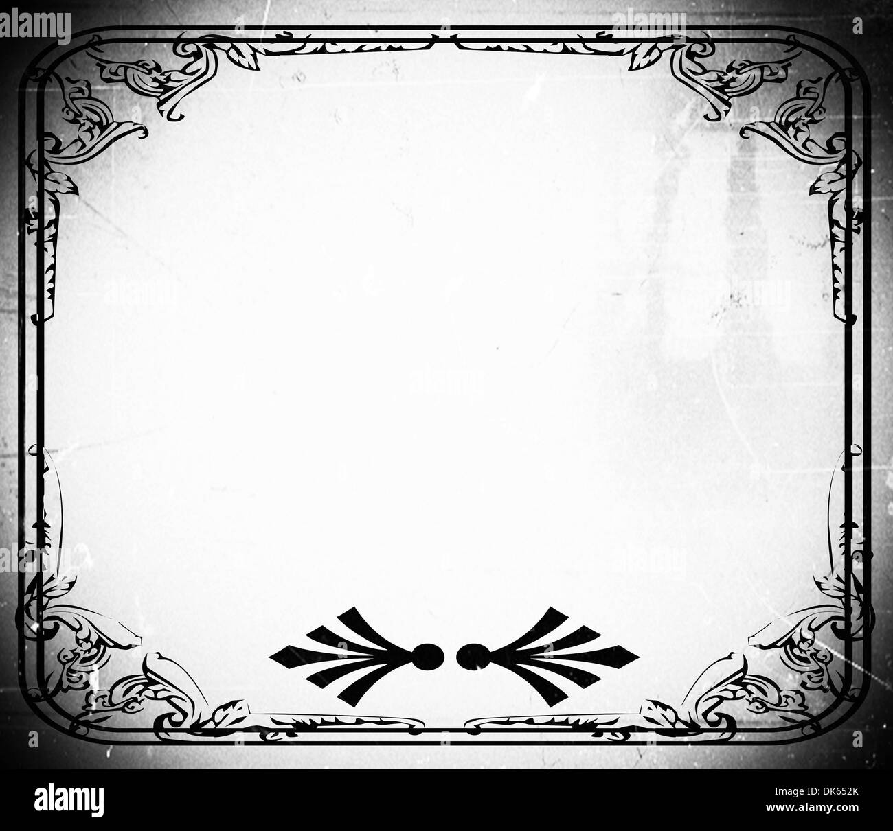 Vintage frame background design Stock Photo - Alamy