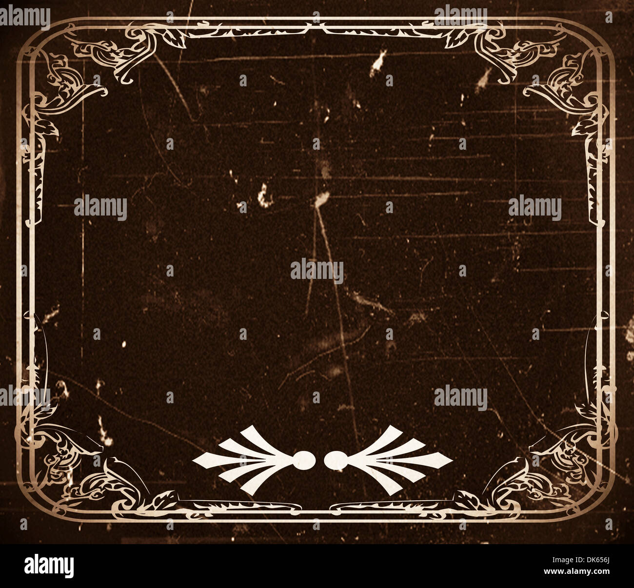 Vintage frame background design Stock Photo - Alamy