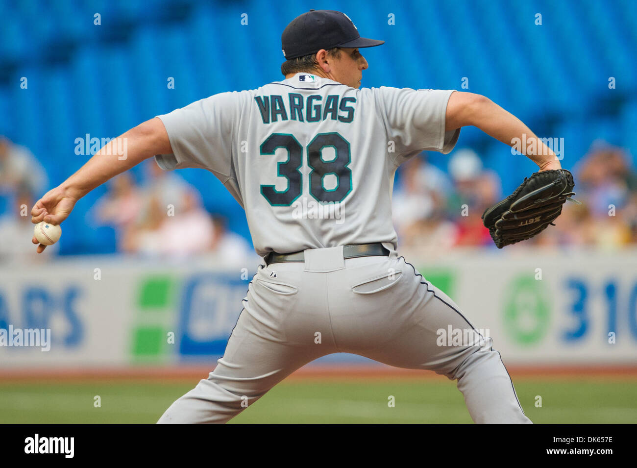 July 20, 2011 - Toronto, Ontario, Canada - Seattle Mariners Pitcher ...