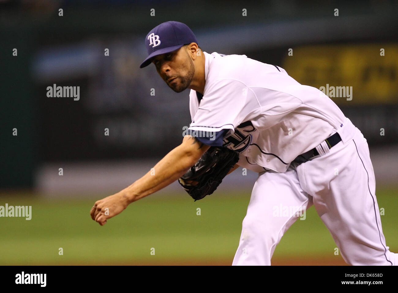 July 20, 2011 - St.Petersburg, Florida, U.S - Tampa Bay Rays starting ...