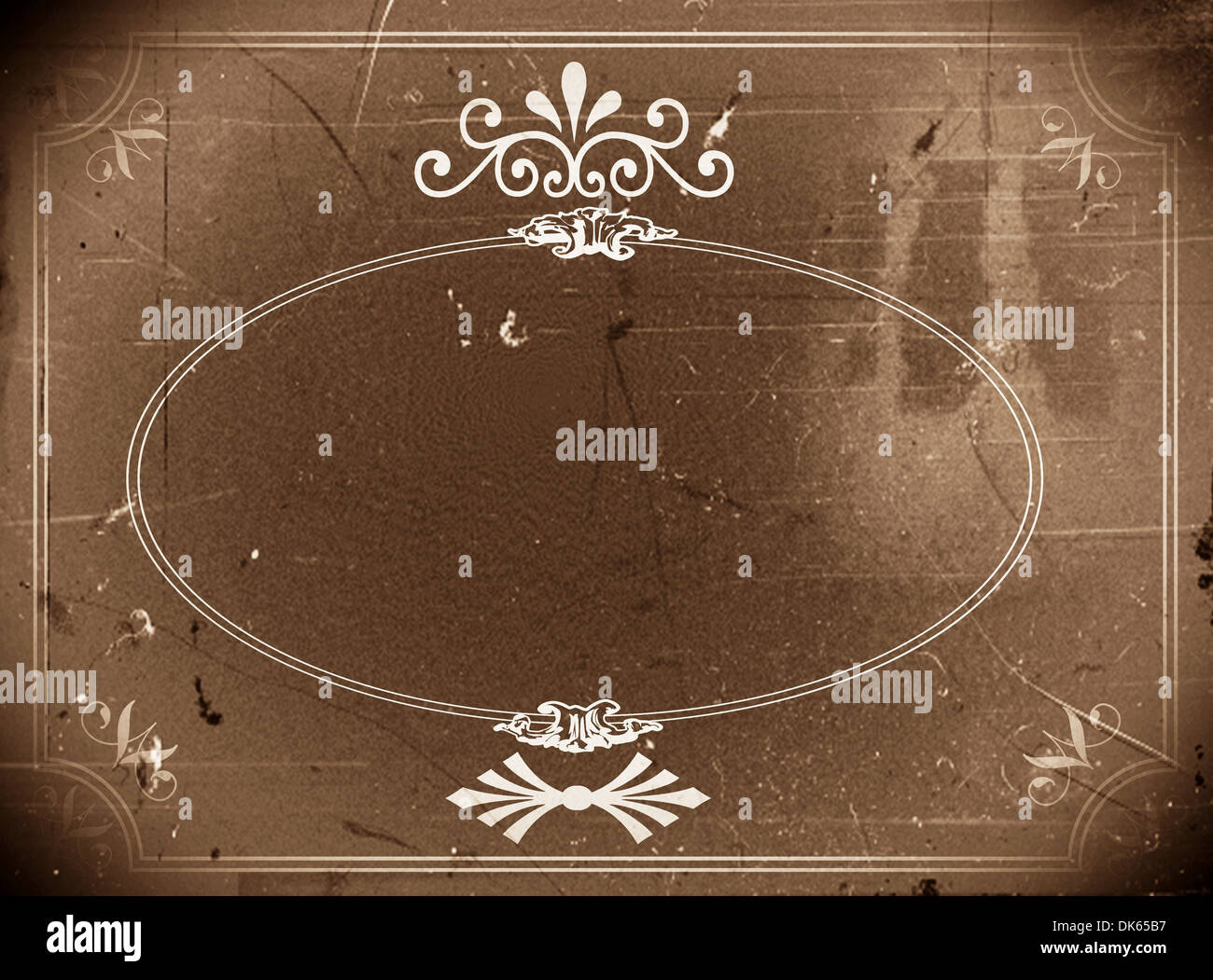 Vintage frame background design Stock Photo - Alamy