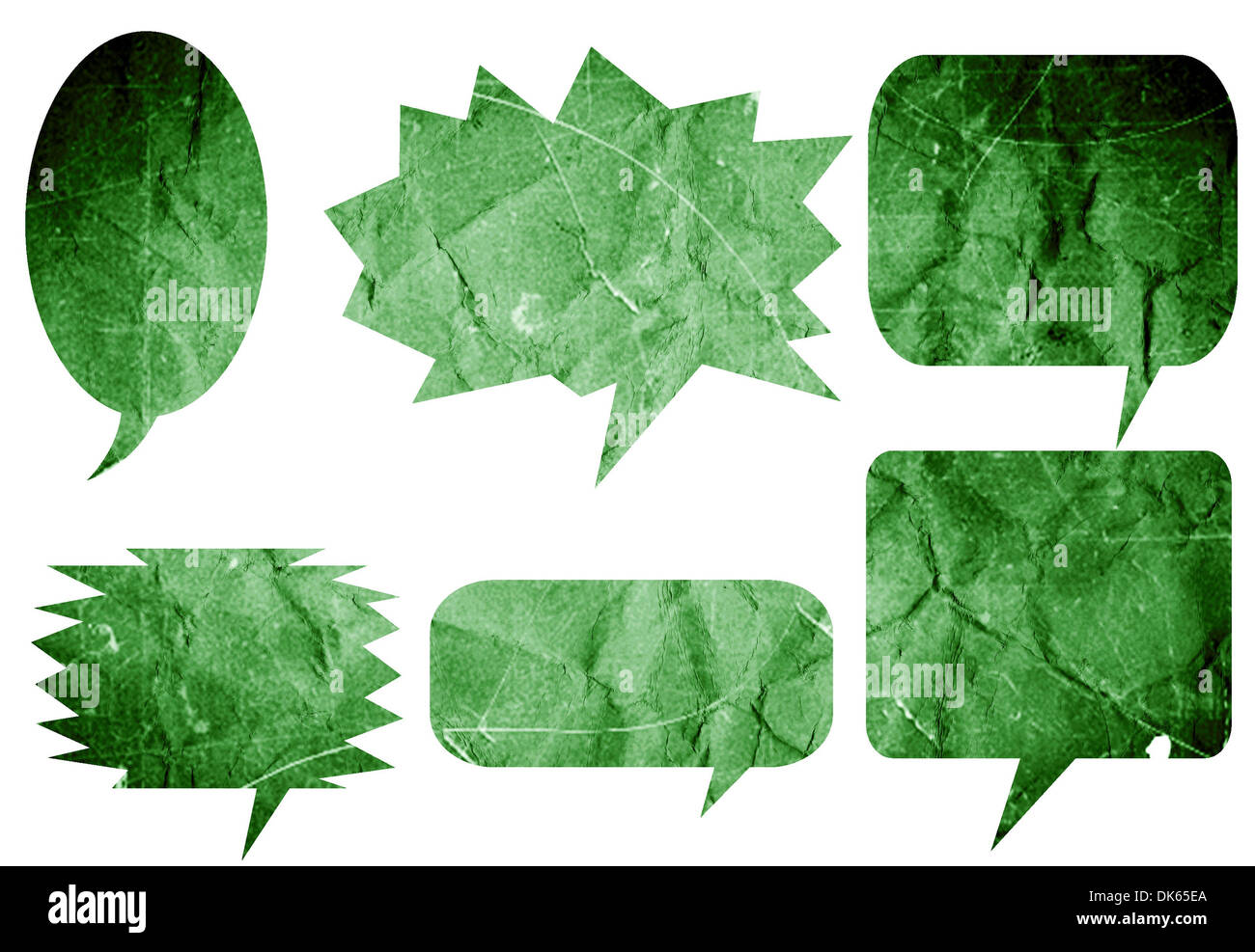 Blank empty speech bubbles Stock Photo - Alamy