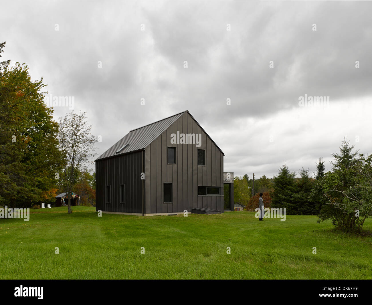 Maison Compton, Compton, Canada. Architect: Atelier in Situ, 2013. Rear ...