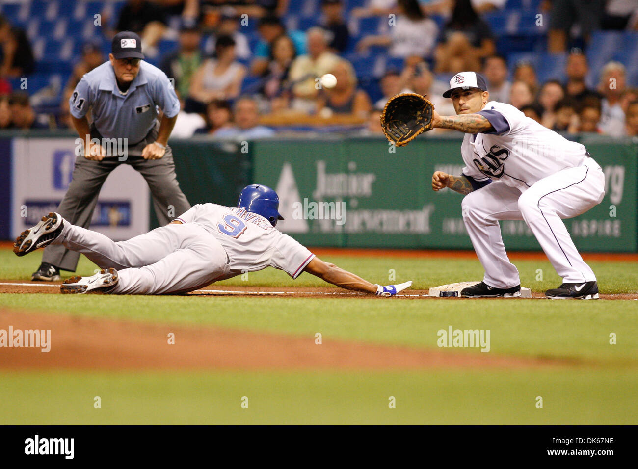 May 30, 2011 - St.Petersburg, Florida, U.S - Texas Rangers center ...