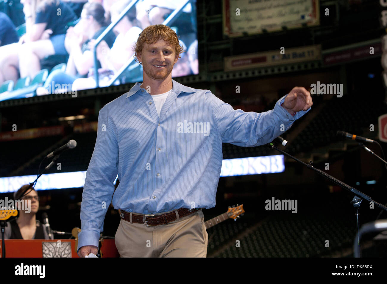 May 28, 2011 - Houston, Texas, U.S - Houston Astros Catcher J.R. Towles ...