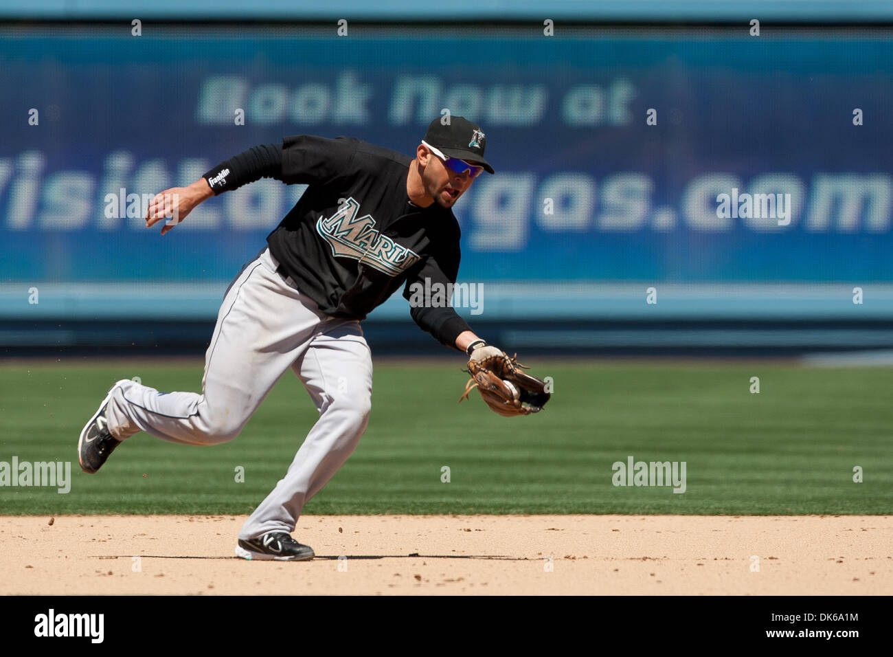 May 29, 2011 - Los Angeles, California, U.S - Florida Marlins second ...