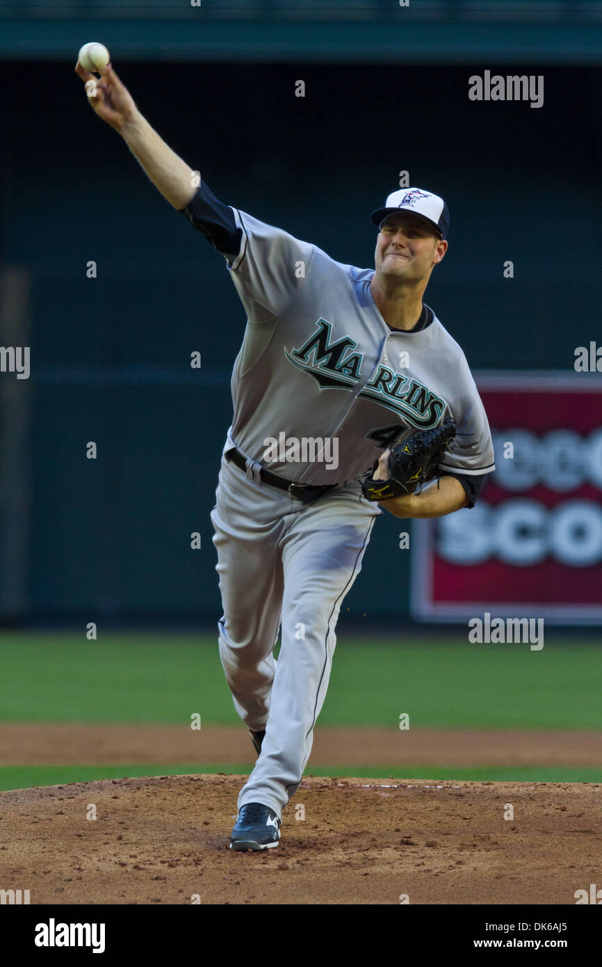May 30, 2011 - Phoenix, Arizona, U.S - Florida Marlins' starting ...