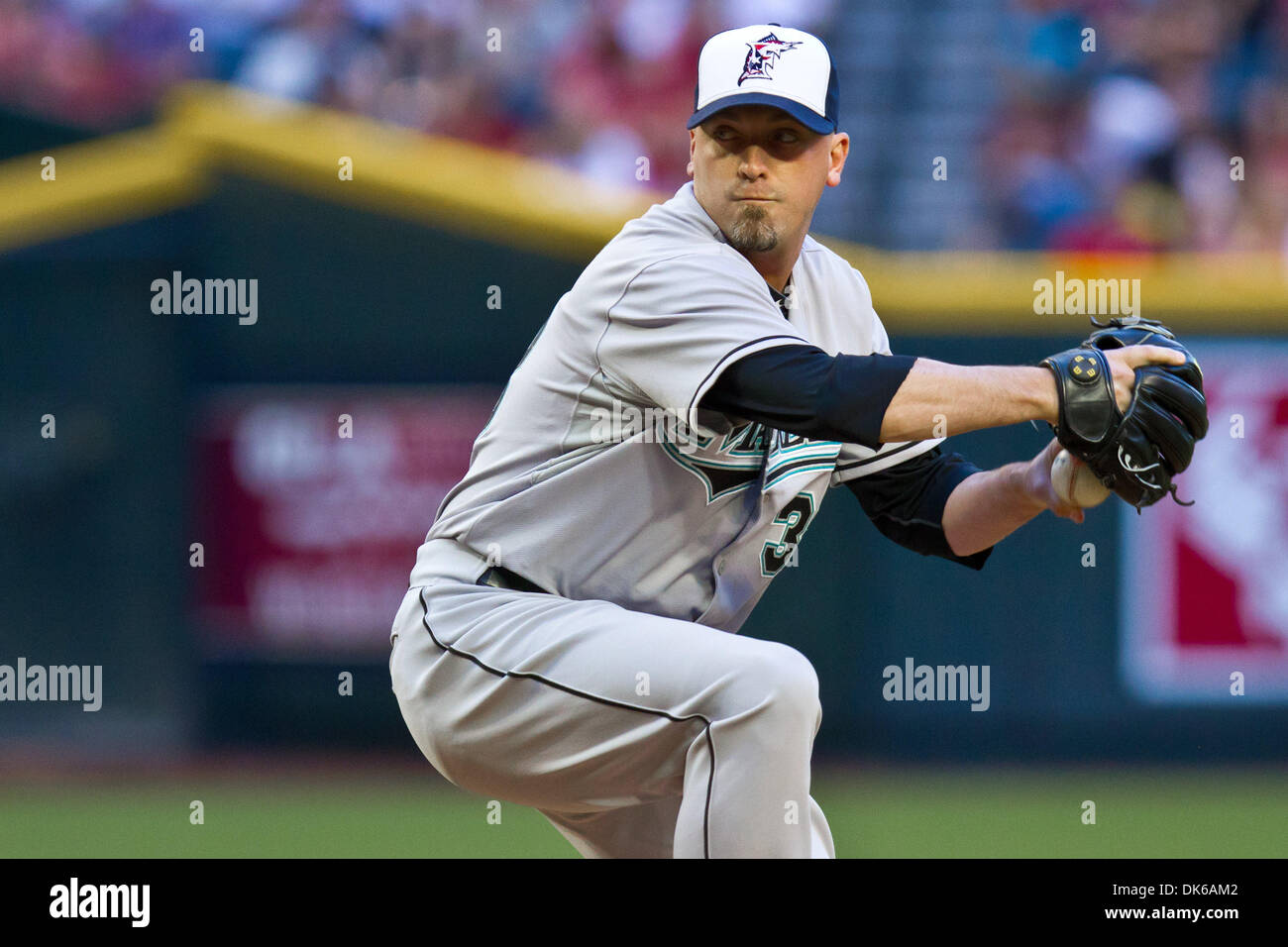 May 30, 2011 - Phoenix, Arizona, U.S - Florida Marlins' pitcher Randy ...