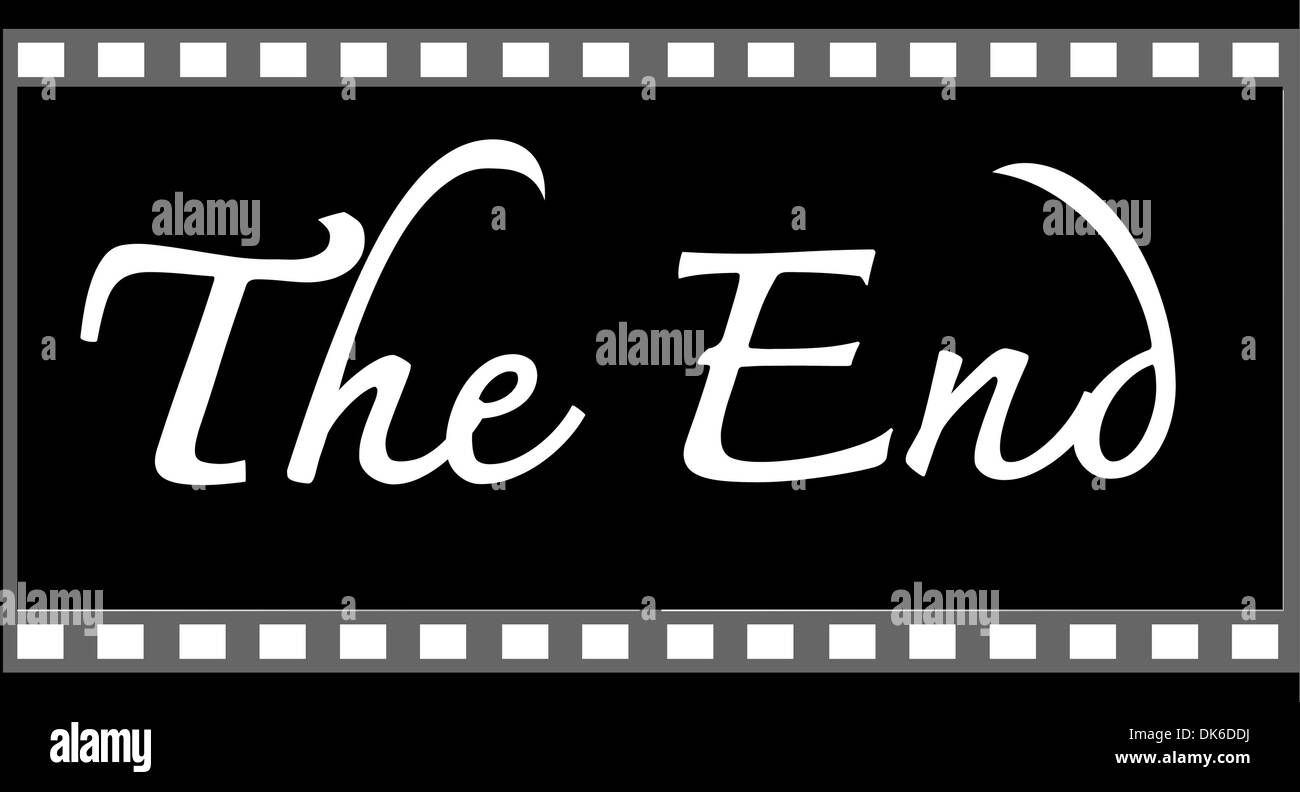 images of the end Movie ending screen Stock Photo - Alamy