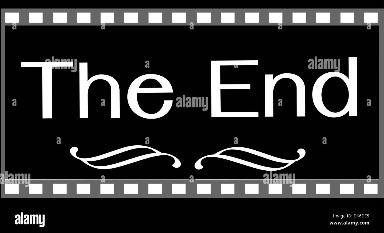 images of the end Movie ending screen Stock Photo - Alamy
