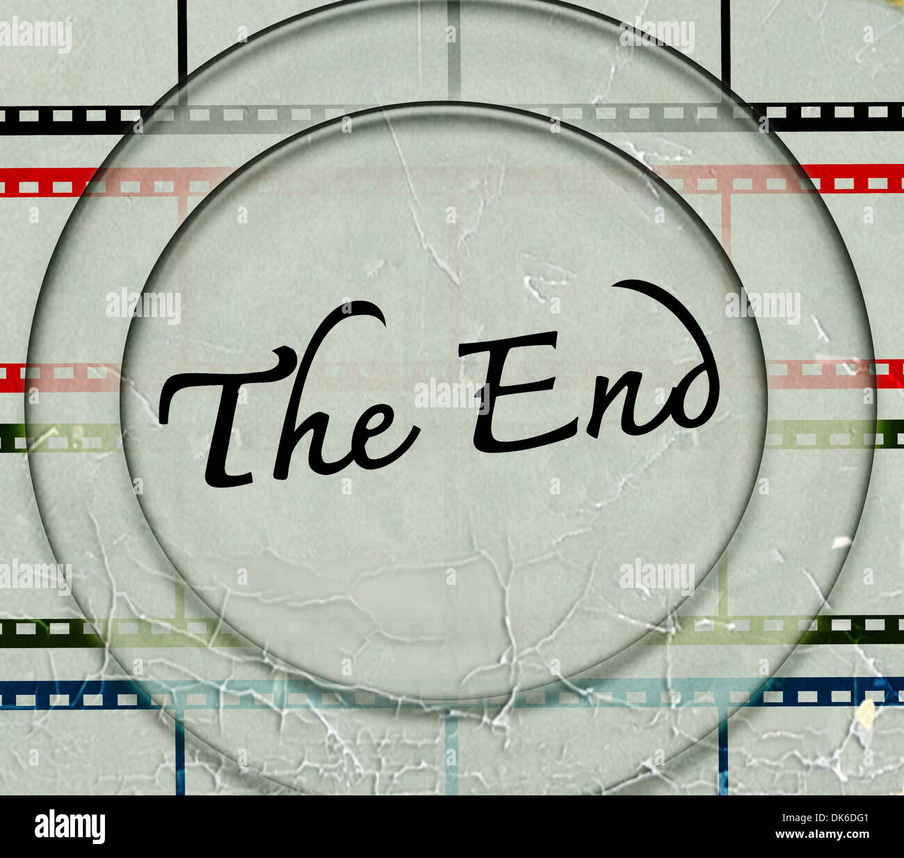 Images end movie ending screen hi-res stock photography and images - Alamy