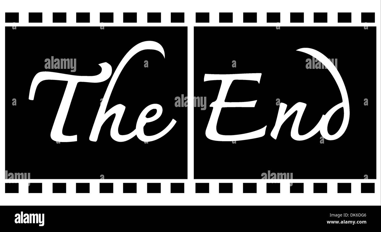 images of the end Movie ending screen Stock Photo - Alamy