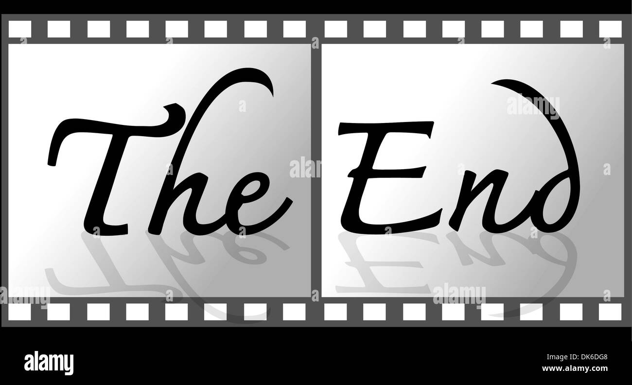 images of the end Movie ending screen Stock Photo - Alamy