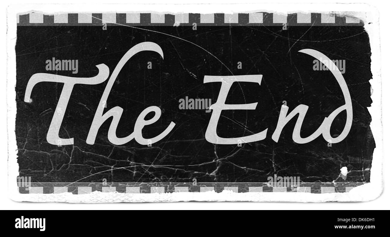 images of the end Movie ending screen Stock Photo - Alamy