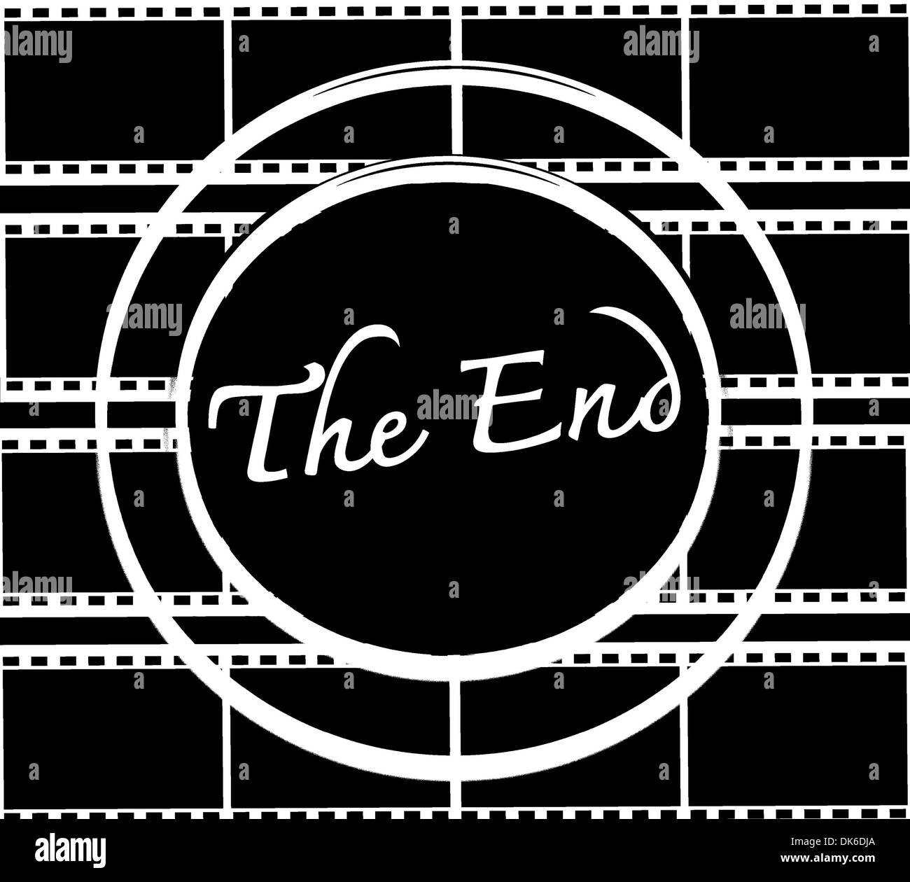 Images end movie ending screen hi-res stock photography and images - Alamy