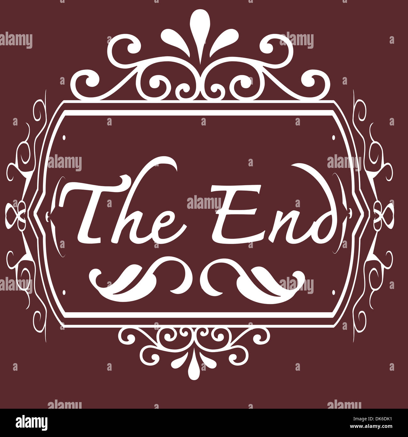 Images end movie ending screen hi-res stock photography and images - Alamy