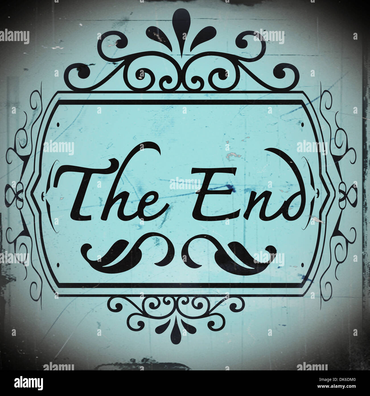 Movie ending screen Stock Photo - Alamy