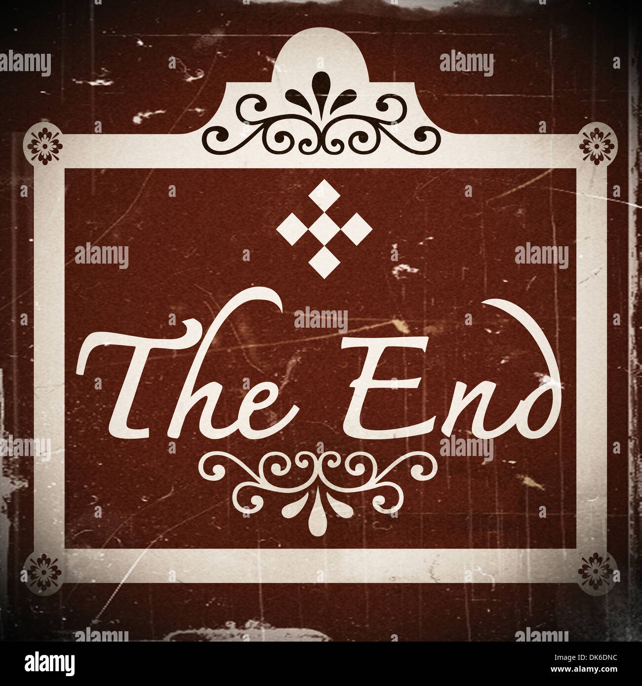 Movie ending screen Stock Photo - Alamy