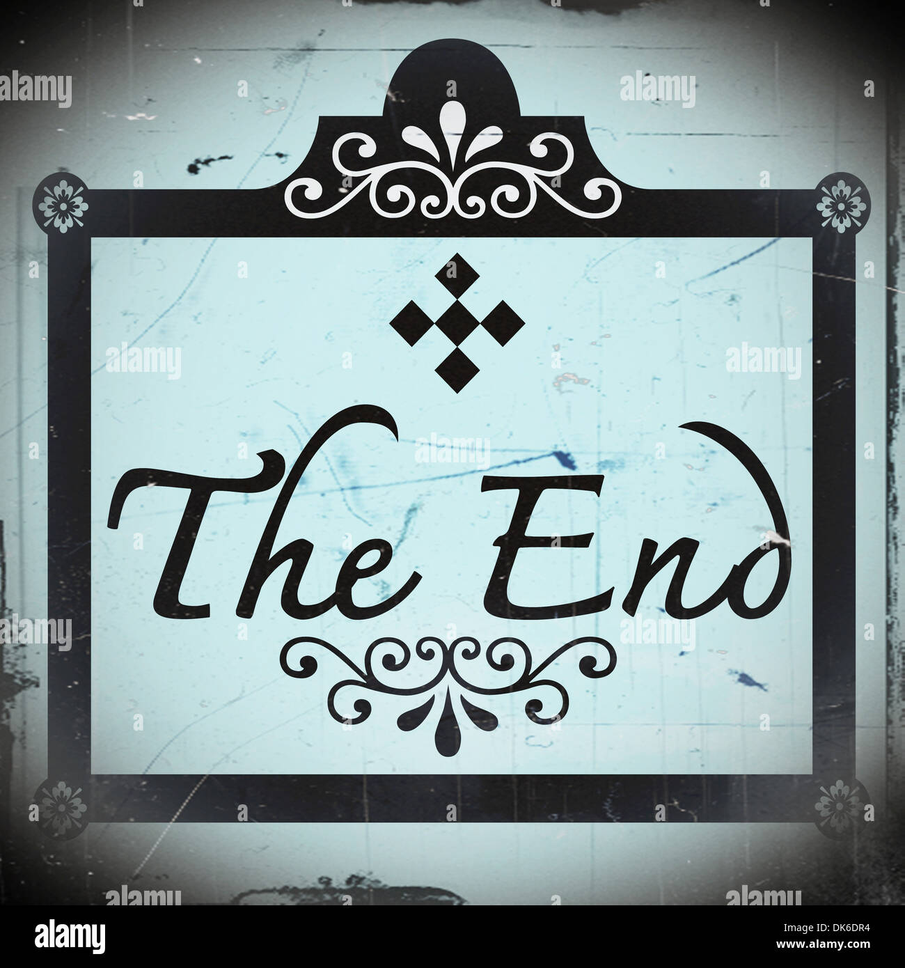 Movie ending screen Stock Photo - Alamy