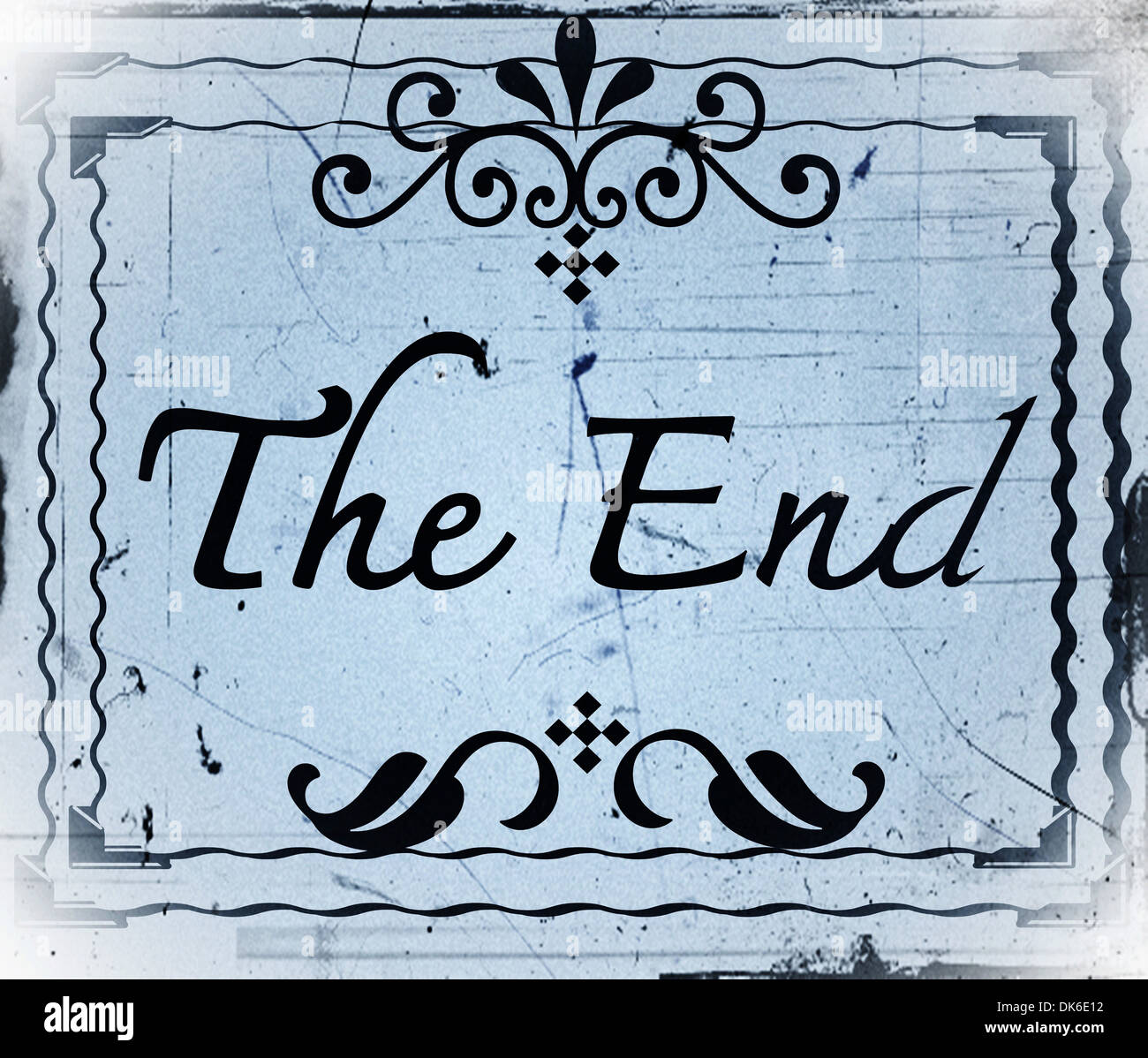 Movie ending screen Stock Photo - Alamy