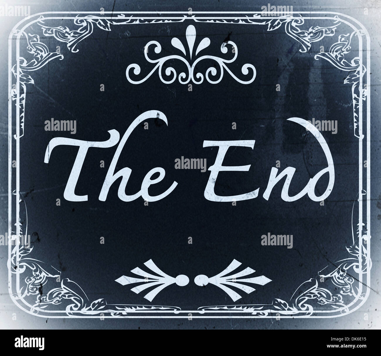 Movie ending screen Stock Photo - Alamy