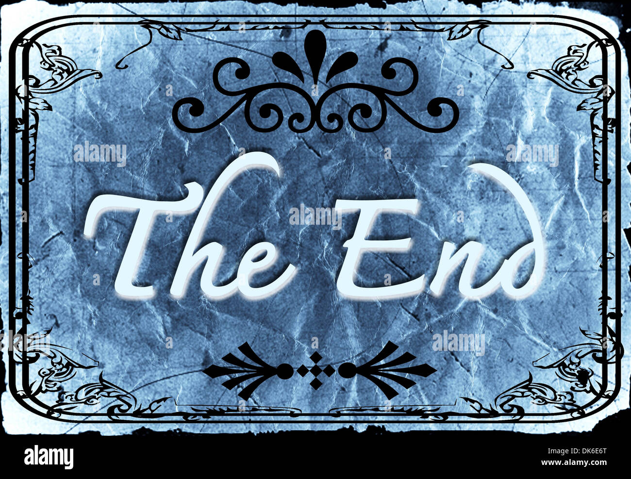 Movie ending screen Stock Photo - Alamy