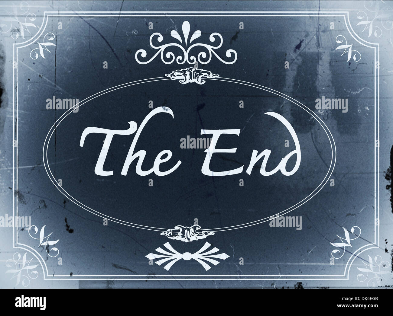Movie ending screen Stock Photo - Alamy