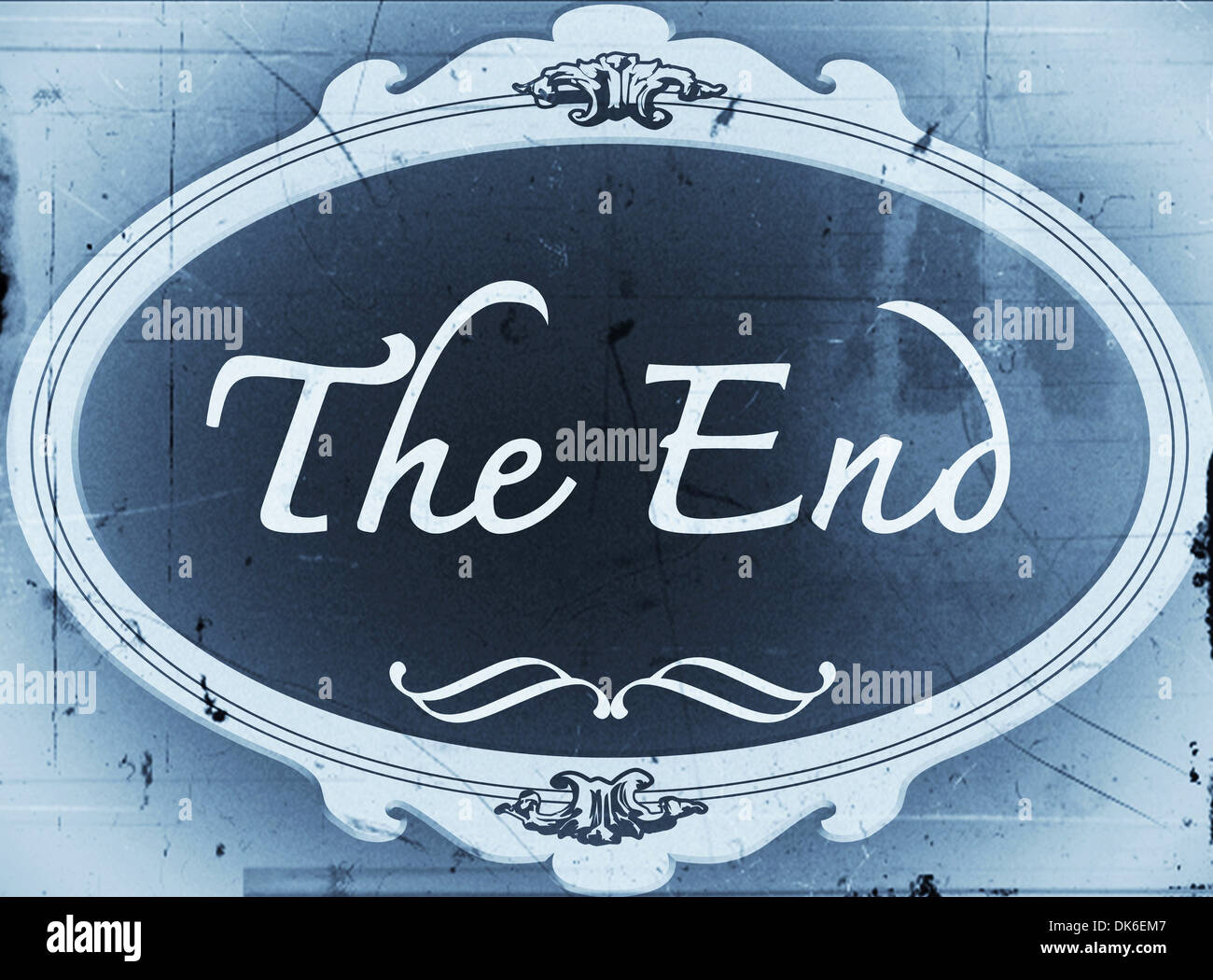 Movie ending screen Stock Photo - Alamy