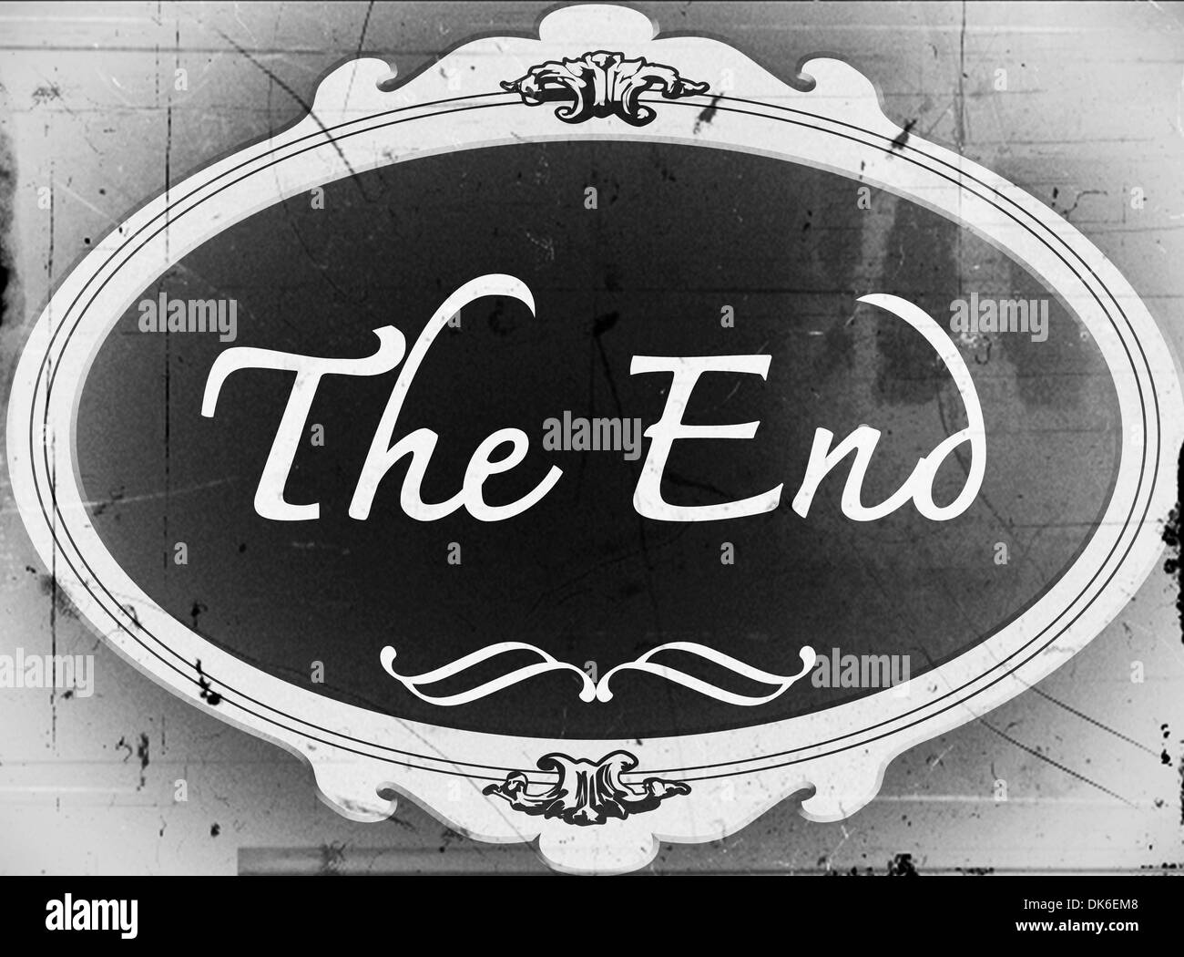 Movie ending screen Stock Photo - Alamy