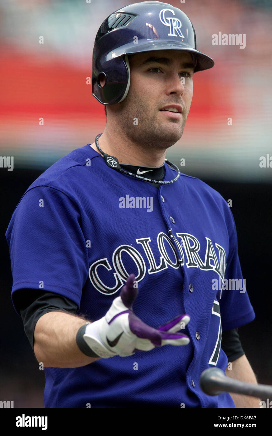 June 5, 2011 - San Francisco, California, U.S - Rockies right fielder ...