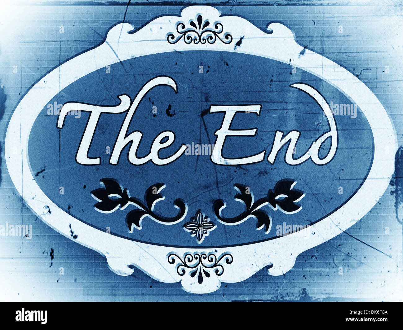 Movie ending screen Stock Photo - Alamy