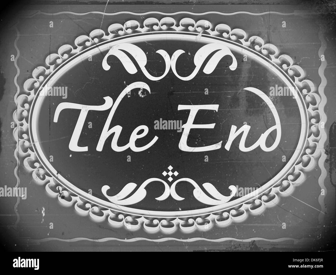Movie ending screen Stock Photo - Alamy