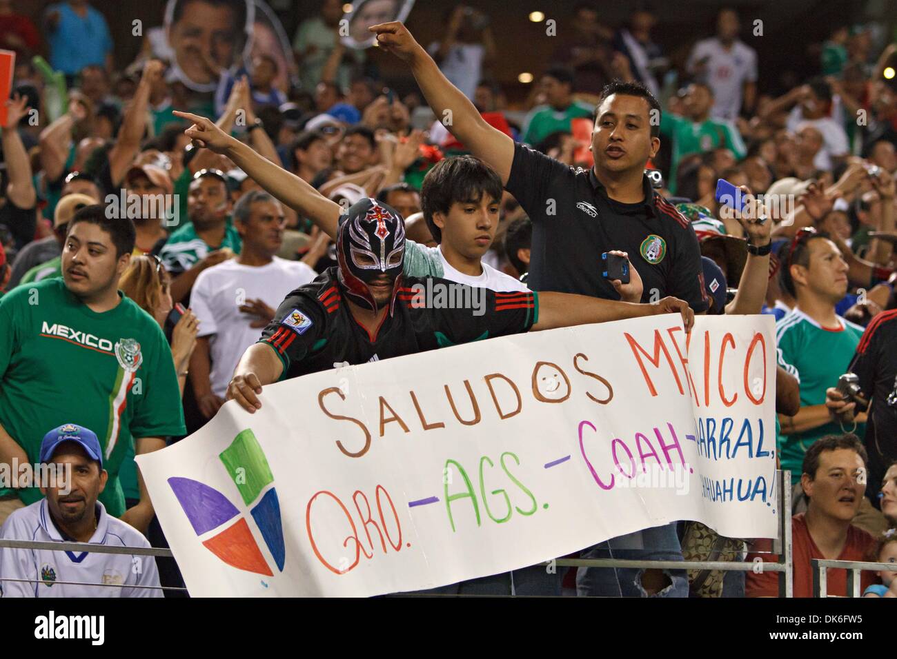 June 5, 2011 - Arlington, Texas, US - Fans cheer on their team during ...