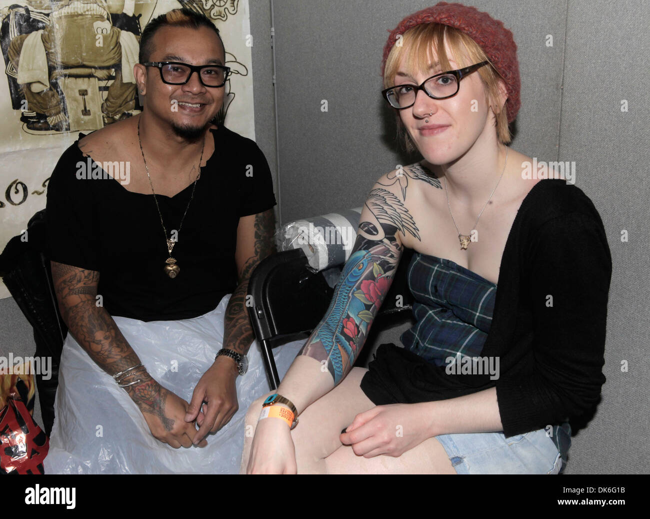Amy Fish London Tattoo Convention held at Tobacco Dock - Day 2 London ...