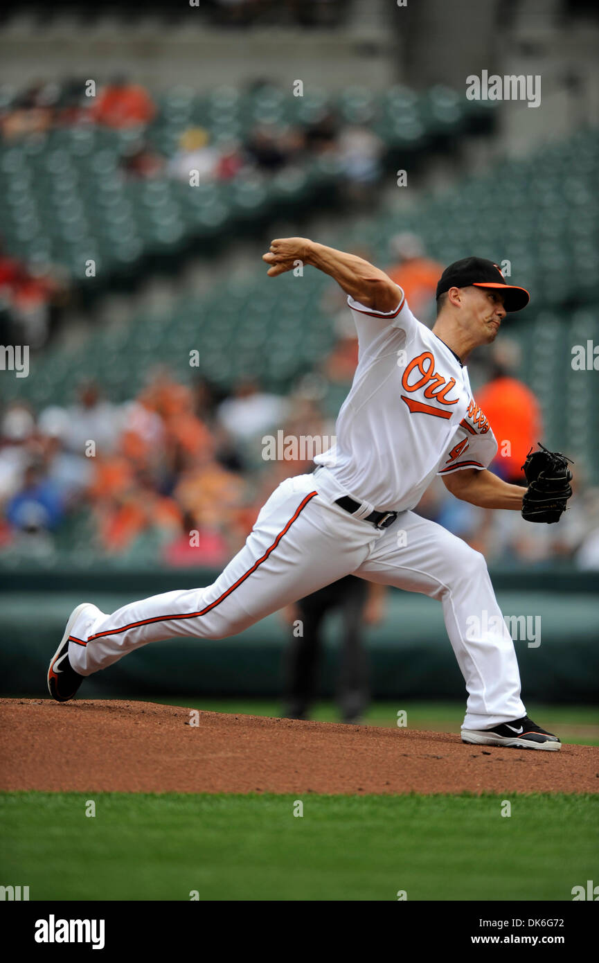 June 5, 2011 - Baltimore, Maryland, U.S - Baltimore Orioles starting ...